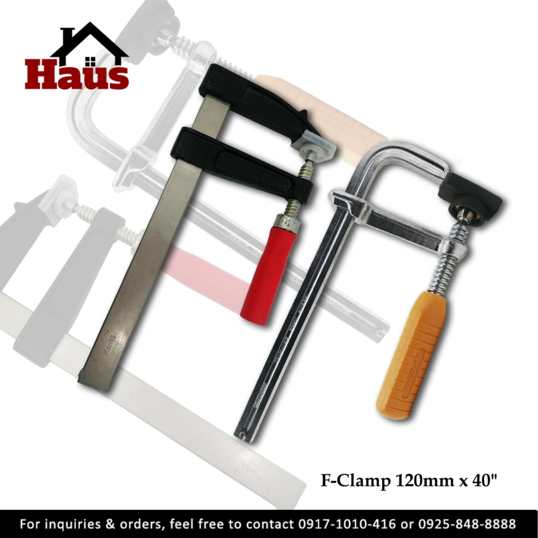 Adjustable F -Type Wood Working Clip Clamp 80x200mm, Furniture & Home ...