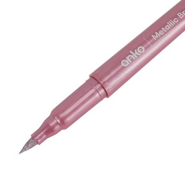 Anko Metallic Brush Pens - 8pcs, Hobbies & Toys, Stationary & Craft ...