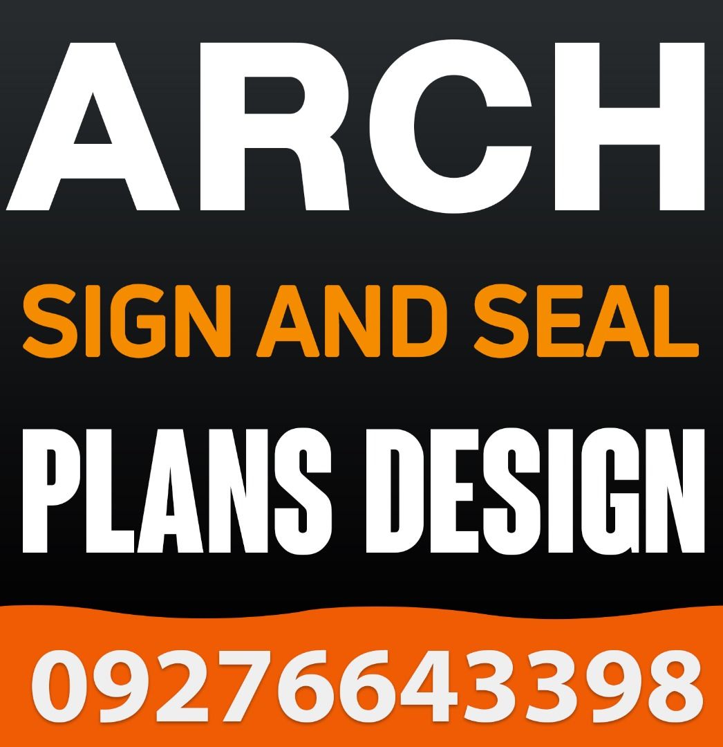 Architectural Plans Sign Sealed Designs As-Built, Community on Carousell