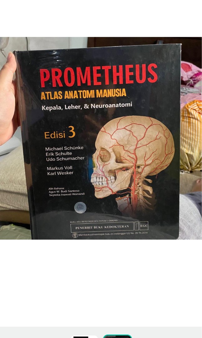 Atlas Anatomi Prometheus edisi 3 (preloved) like new, Buku & Alat Tulis, Buku Pelajaran di Carousell