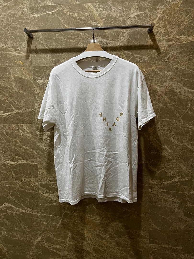 Authentic Kanye West TLOP Chicago Tee White, Men's Fashion, Tops & Sets ...