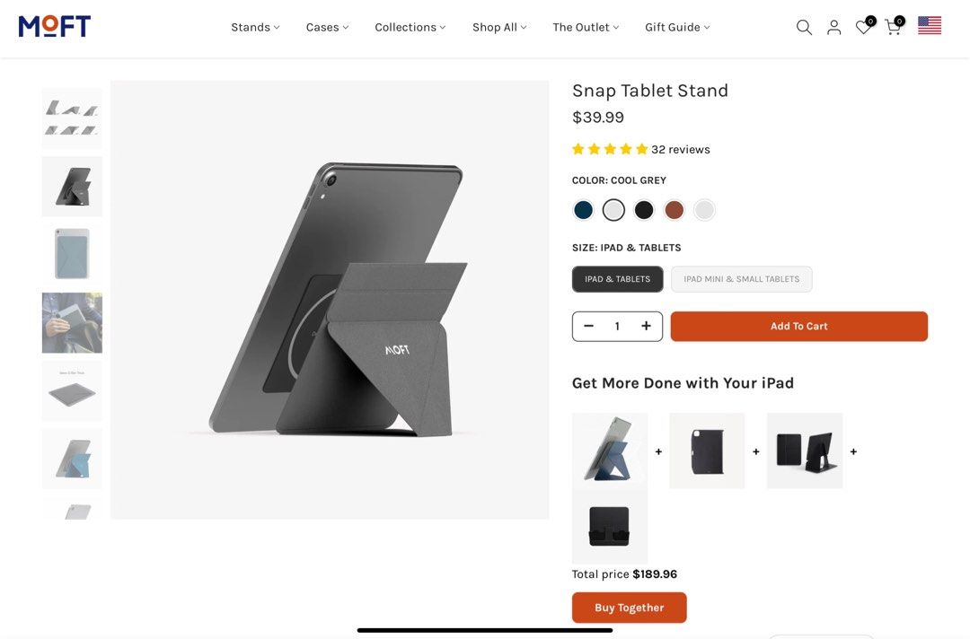 Authentic Moft Snap Stand, Mobile Phones & Gadgets, Mobile & Gadget ...