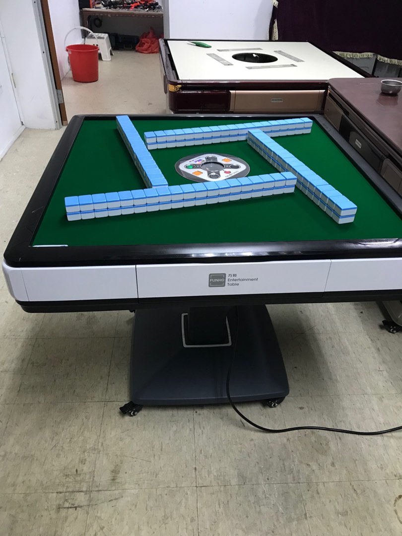 Auto mahjong table (2nd hand)(roller coaster), Furniture & Home Living ...