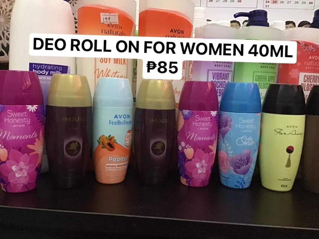 Avon roll on deodorant for men and women 40ml, Beauty & Personal Care ...