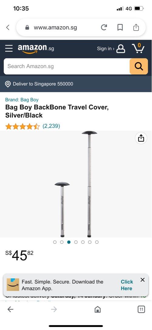 Bag boy backbone travel cover, Sports Equipment, Sports & Games, Golf ...