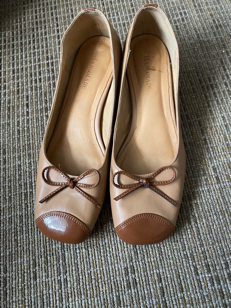 Ballet flats with heels, Women's Fashion, Footwear, Heels on Carousell