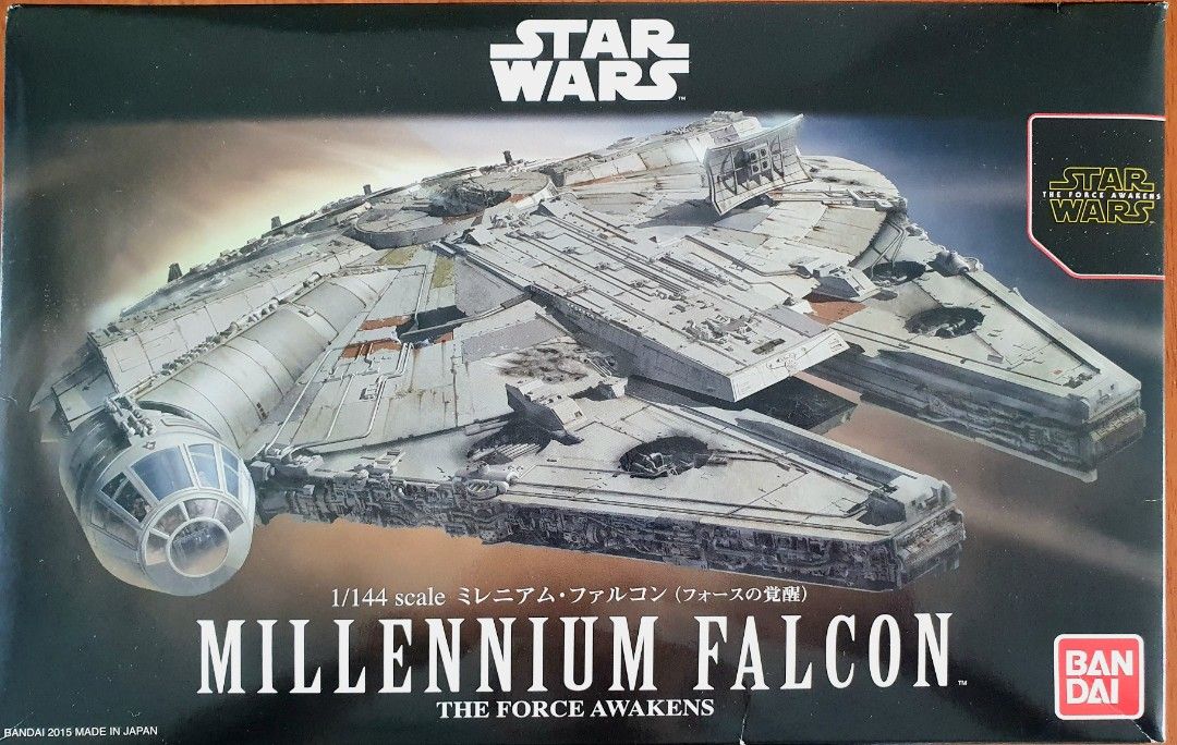 Bandai Star Wars Millennium Falcon Model Kit, Hobbies & Toys ...