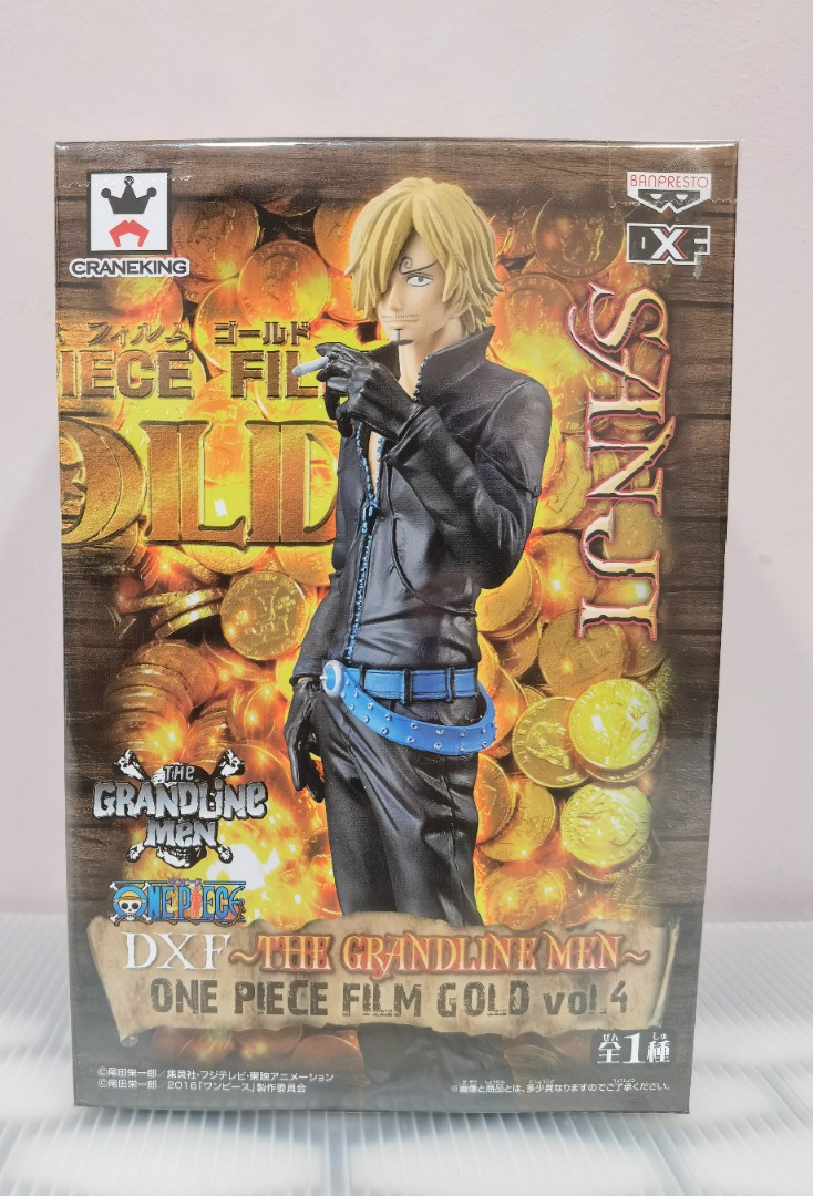 Banpresto DXF Sanji The Grandline Men Film Gold One Piece Figure ...
