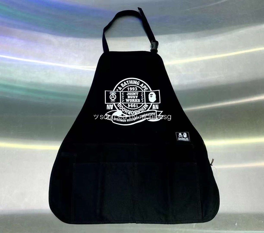 BAPE X NEIGHBORHOOD APRON, Furniture & Home Living, Kitchenware ...