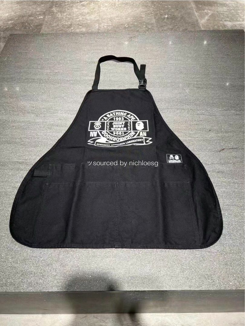 BAPE X NEIGHBORHOOD APRON, Furniture & Home Living, Kitchenware ...