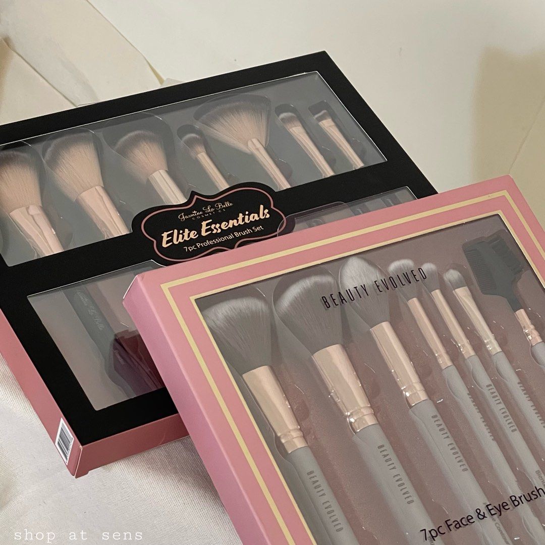 Beauty Evolved | 7pc Face & Eye Brush Set, Beauty & Personal Care, Face ...