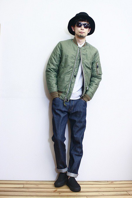 BEDWIN & THE HEARTBREAKERS MA-1 JACKET wtaps visvim n-1 deck, 男裝, 外套及戶外衣服 - Carousell