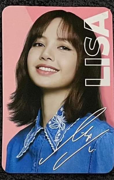BLACKPINK OREO LISA PHOTOCARD, Hobbies & Toys, Memorabilia ...
