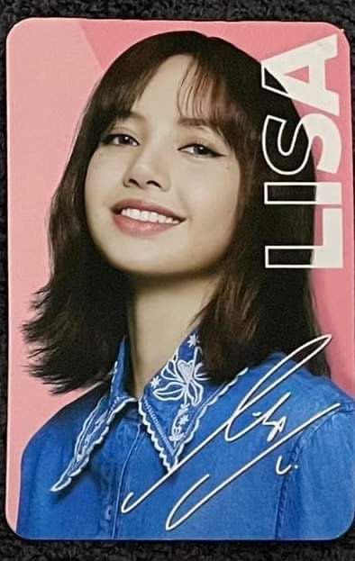 BLACKPINK OREO LISA PHOTOCARD, Hobbies & Toys, Memorabilia ...