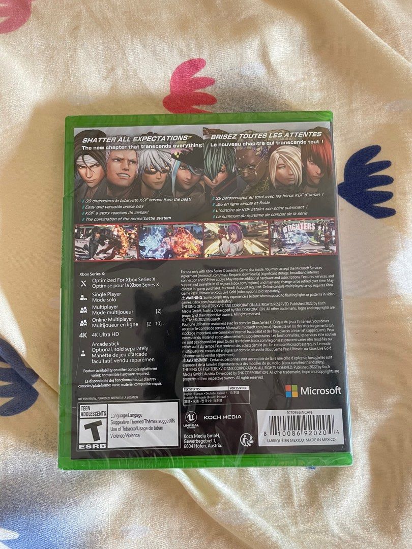 BNIB Xbox Series X King of Fighters XV KOF 15, Video Gaming, Video ...