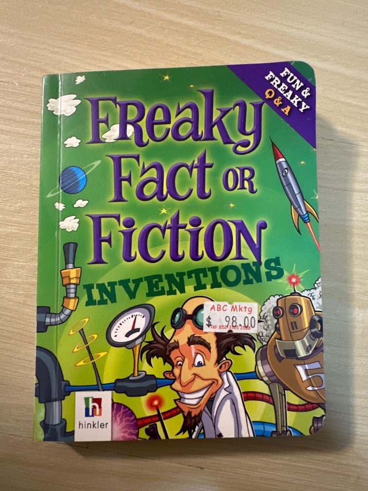 Book: Freaky fact or fiction inventions, 興趣及遊戲, 書本 & 文具, 小說 & 故事書 ...