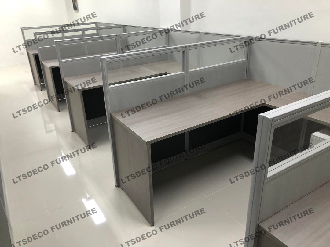 Bpo type office partition workstation table furniture, Furniture & Home ...
