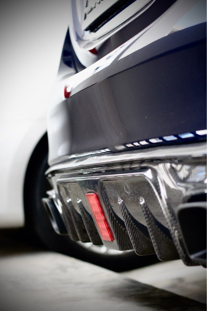 Brabus Carbon Fibre diffuser for Mercedes C-Class W205, Car Accessories ...