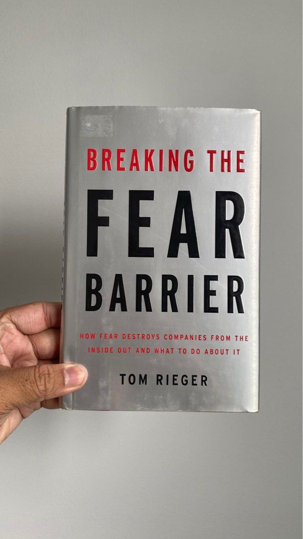 Breaking The Fear Barrier by Tom Rieger, Hobbies & Toys, Books ...