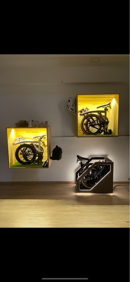 Brompton storage box with light, Sports Equipment, Bicycles & Parts ...