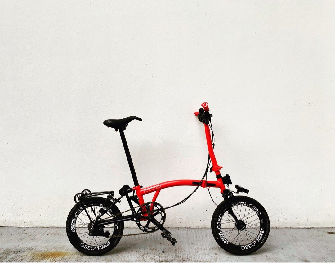 Brompton Superlight Rocket Red M6L Black Edt, Sports Equipment ...