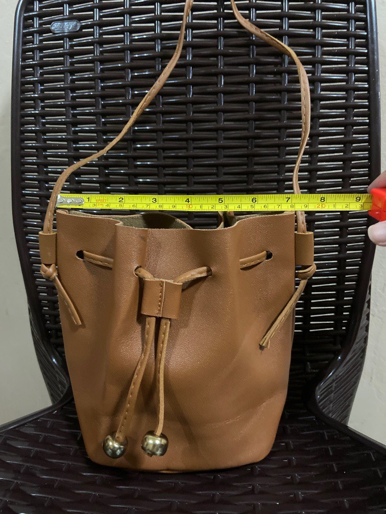 Brown Bucket Sling Bag, Women's Fashion, Bags & Wallets, Cross-body ...