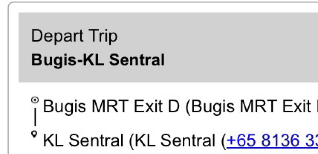 Bus ticket (Bugis to KL) Jan 19, Tickets & Vouchers, Flights & Overseas ...