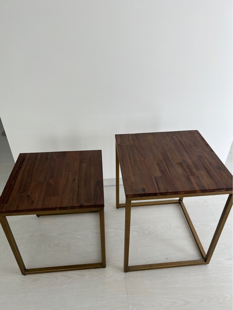 Castlery Hudson Nesting Side Table, Furniture & Home Living, Furniture ...