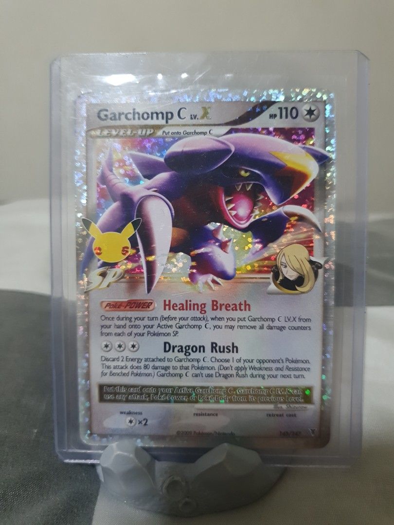 "Celebration Garchomp C Lv X" Pokemon Card, Hobbies & Toys, Toys ...