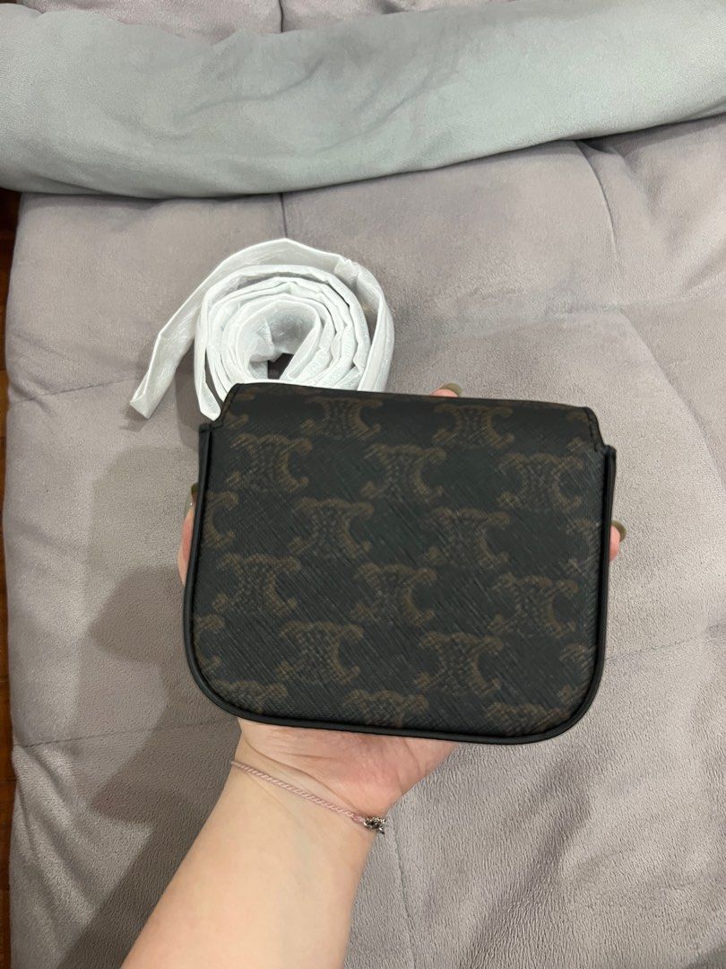 Celine mini triomphe (Canvas), Luxury, Bags & Wallets on Carousell