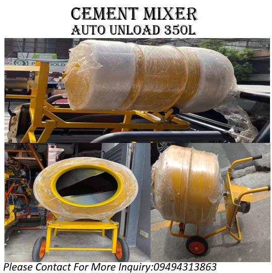 Cement Mixer(Auto Unload 350L, Commercial & Industrial, Construction ...