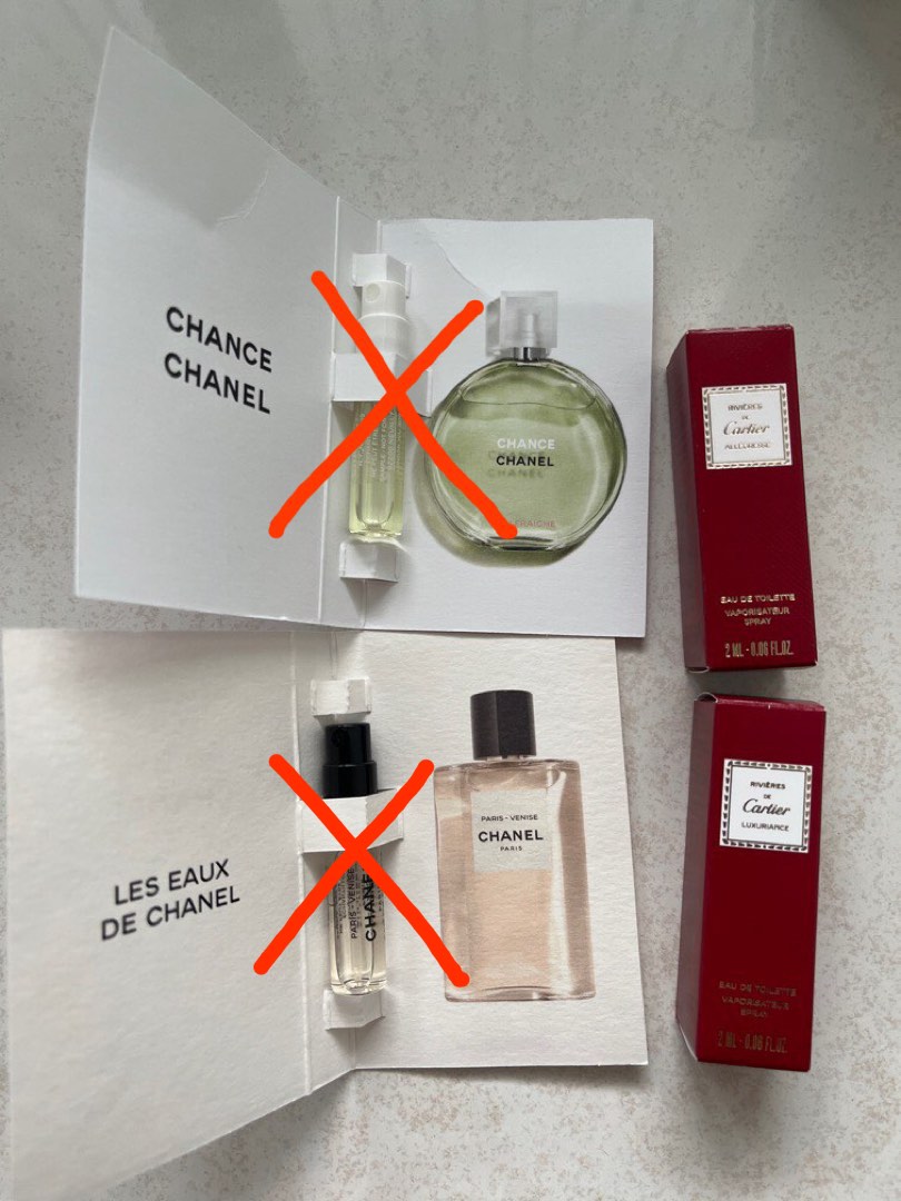 Chanel / Cartier Vials, Beauty & Personal Care, Fragrance & Deodorants ...