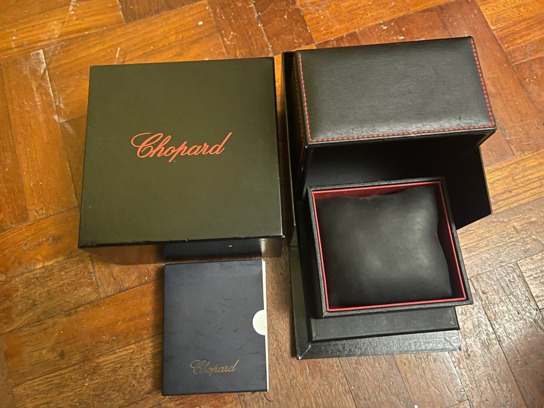 Chopard watch box, Luxury, Accessories on Carousell