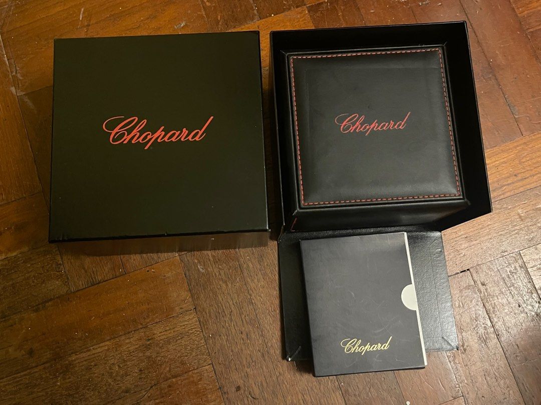 Chopard watch box, Luxury, Accessories on Carousell