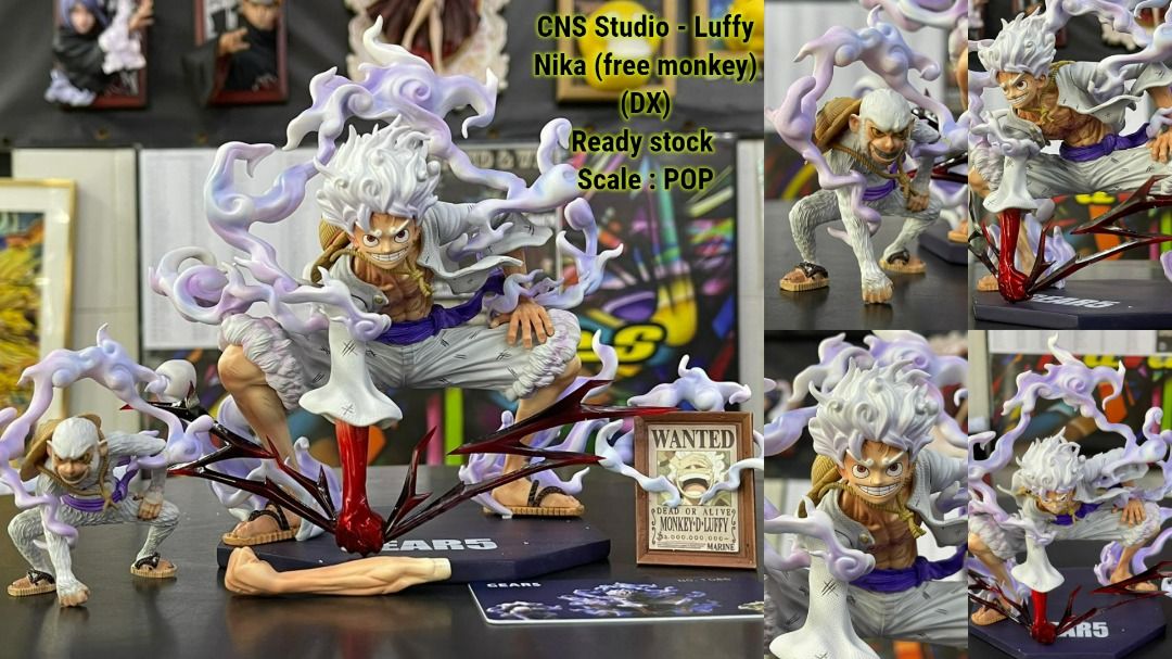 CNS Studio - Luffy Nika (free monkey) (DX), Hobbies & Toys, Toys ...