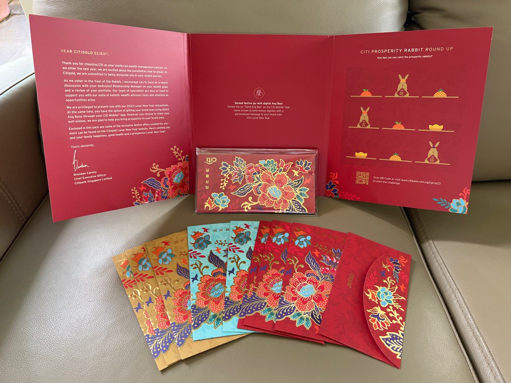 Citigold CNY red packets, Hobbies & Toys, Stationery & Craft, Craft ...