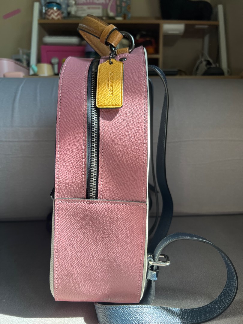 Coach Colorblock Backpack, Luxury, Bags & Wallets on Carousell
