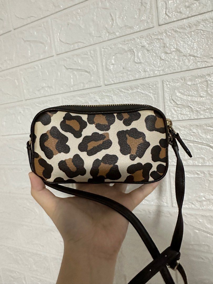 Coach Leopard Mini Crossbody Bag, Luxury, Bags & Wallets on Carousell