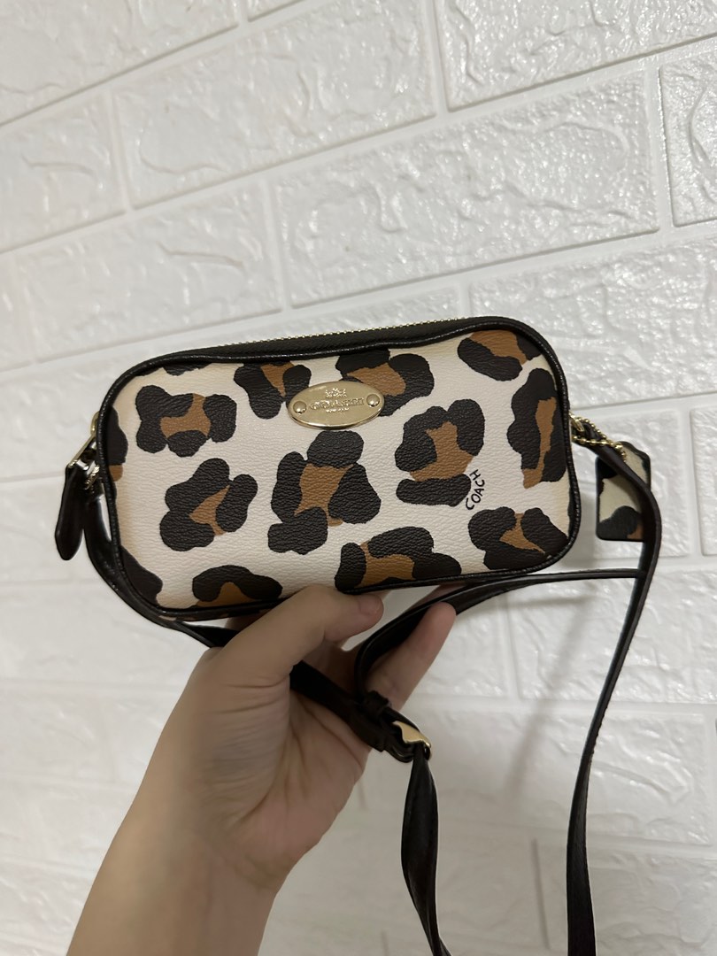 Coach Leopard Mini Crossbody Bag, Luxury, Bags & Wallets on Carousell