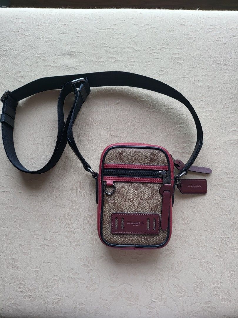 Coach small sling bag, Men's Fashion, Bags, Sling Bags on Carousell
