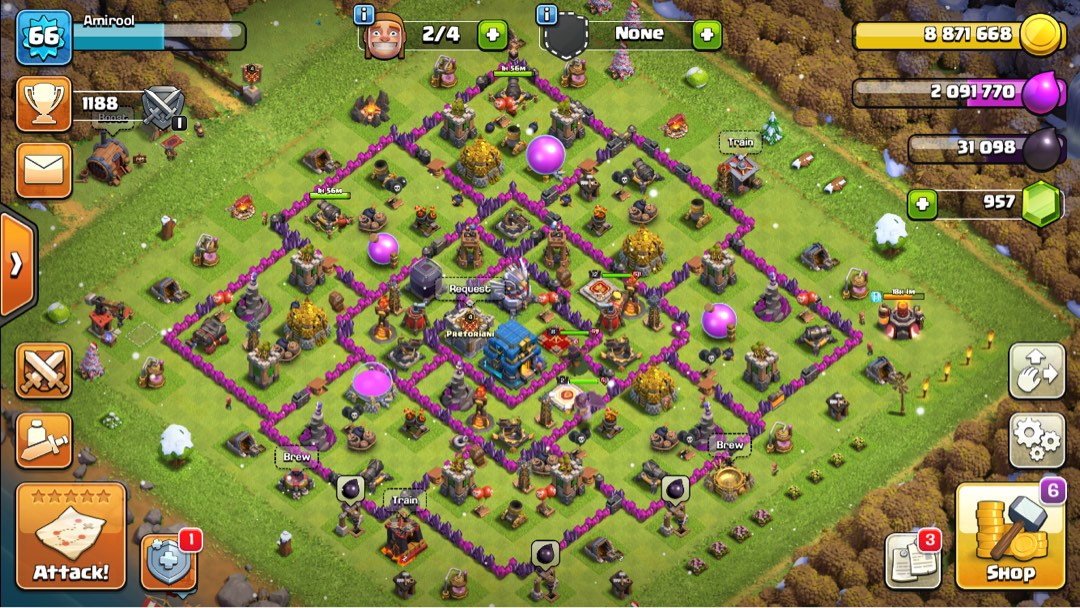 Coc Town hall lvl 12 and builder lvl 6, Video Gaming, Video Games ...