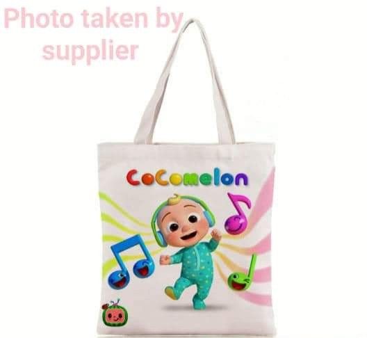 Cocomelon Canvas bag, Babies & Kids, Babies & Kids Fashion on Carousell