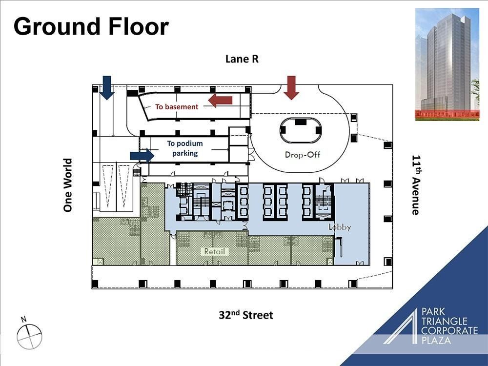 Commercial Office Unit For Sale in BGC Taguig Park Triangle Corporate ...