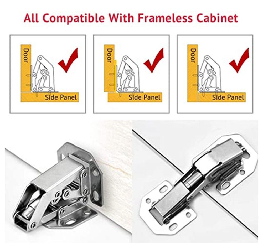Concealed Hinges 90 deg soft closing, Furniture & Home Living ...