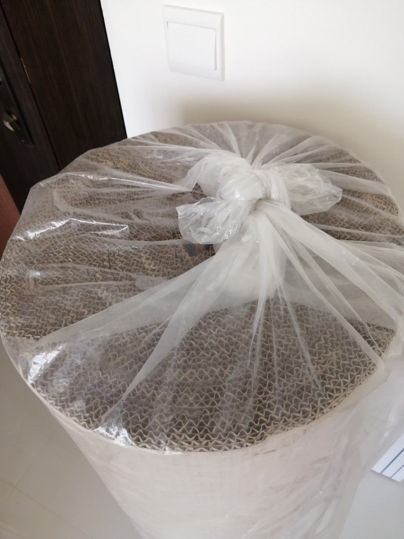 Corrugated cardboard roll floor protection, Furniture & Home Living ...