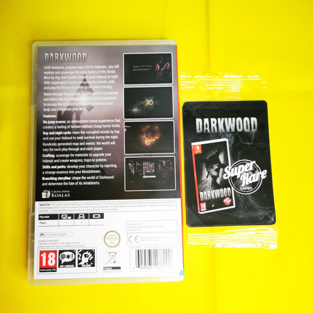 Darkwood for Nintendo Switch Super Rare Games Complete with Cards ...