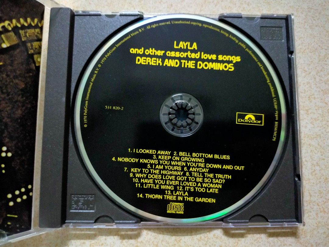 Derek And The Dominos - Layla and the other sorted love songs, Hobbies & Toys, Music & Media ...