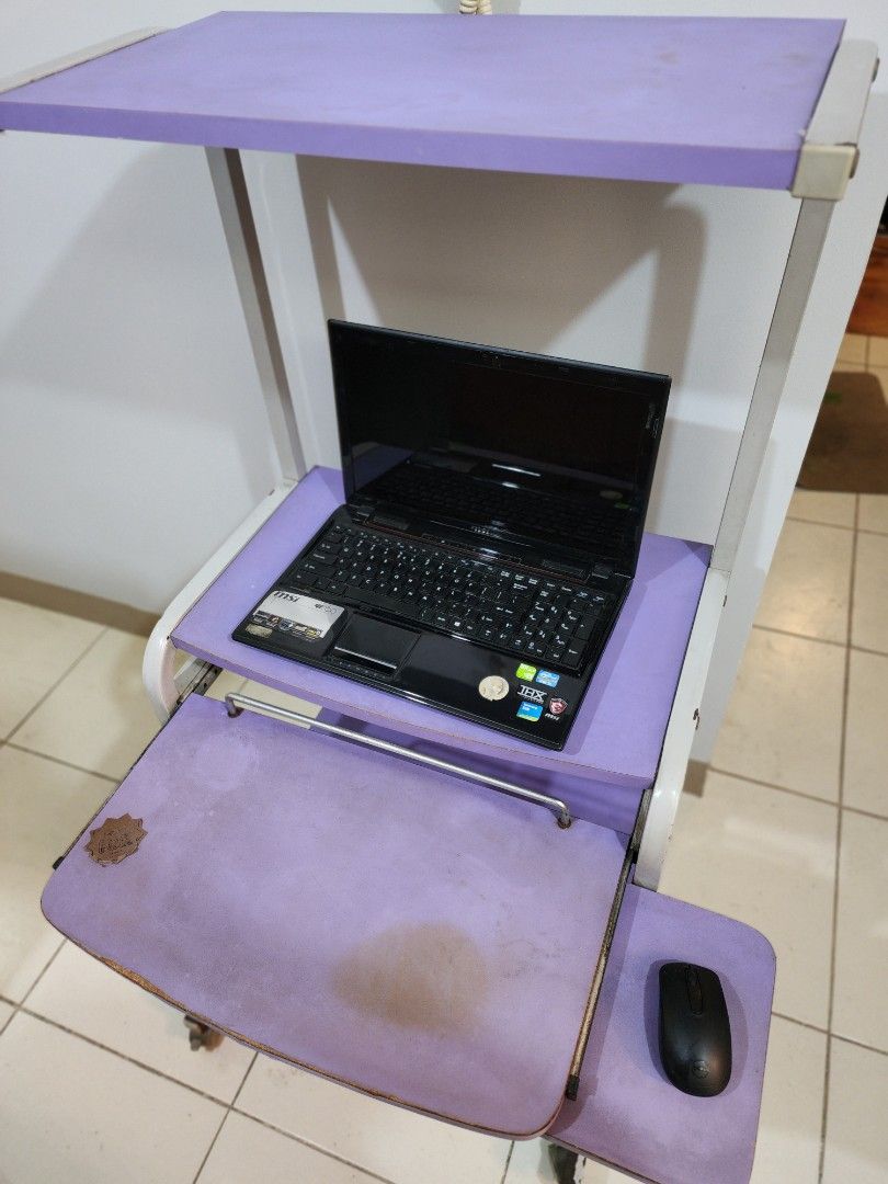 Desktop computer table, Furniture & Home Living, Office Furniture ...