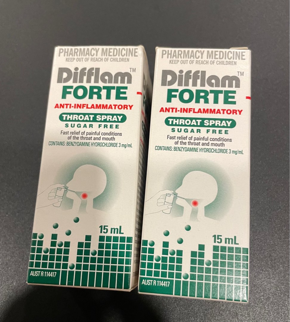 Difflam Forte Throat Spray, Health & Nutrition, Medical Supplies ...