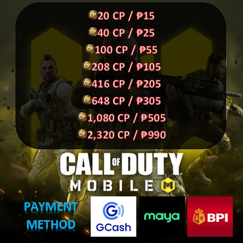 DISCOUNTED CODM CP (Call of Duty Mobile Points), Video Gaming, Gaming Accessories, In-Game ...